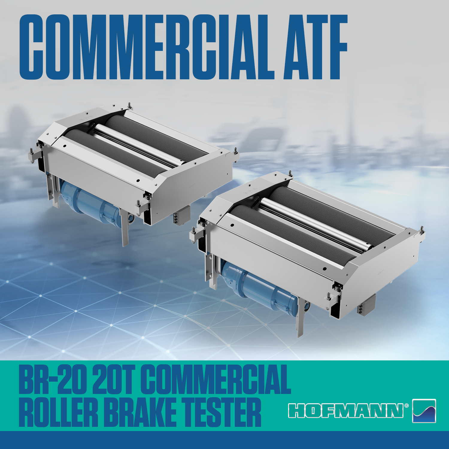 DVSA-Approved Roller Brake Tester for HVG and PSV up to 20 Tonnes