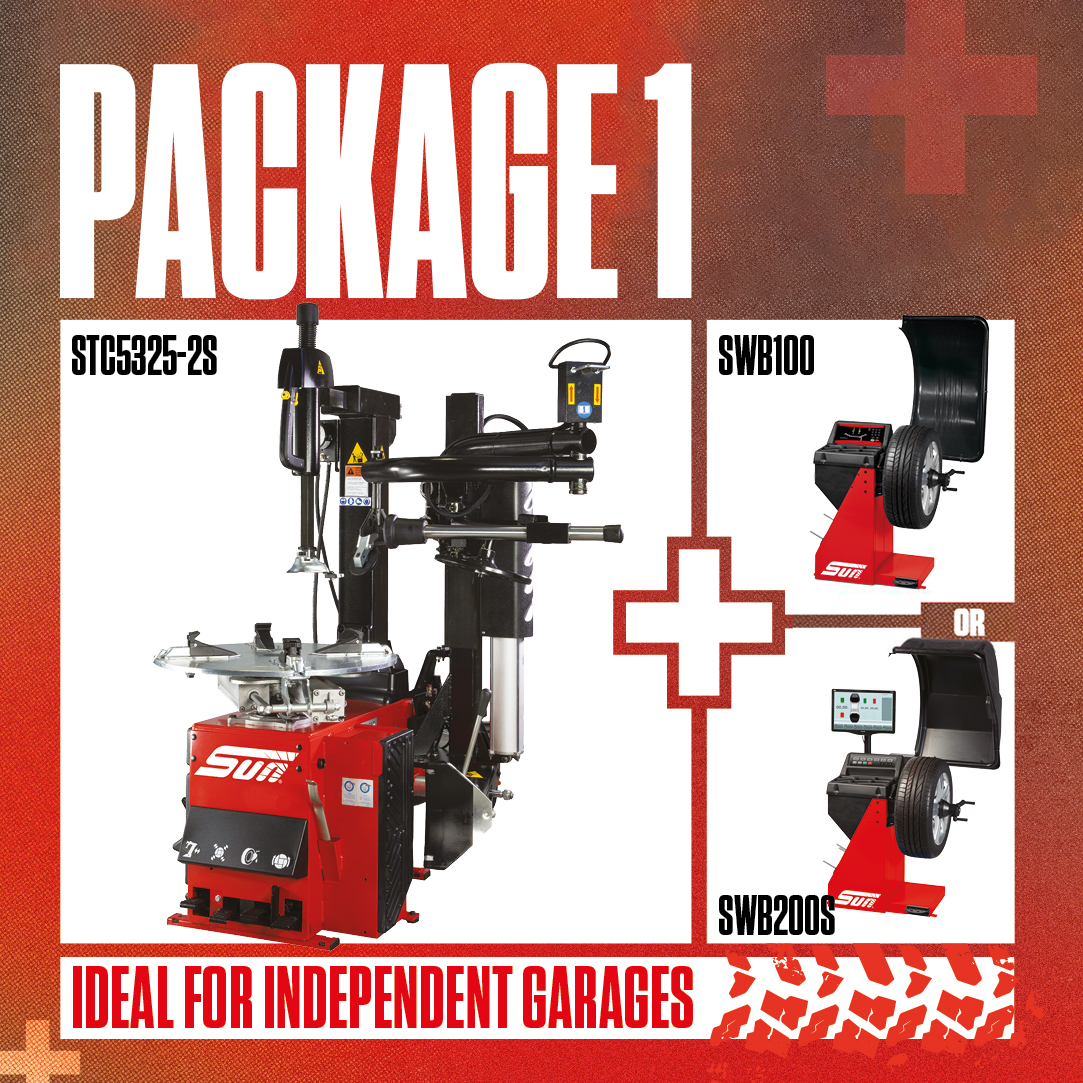 Pair the SUN® STC5325-2S Tyre Changer with either the SWB100 or SWB200S ...